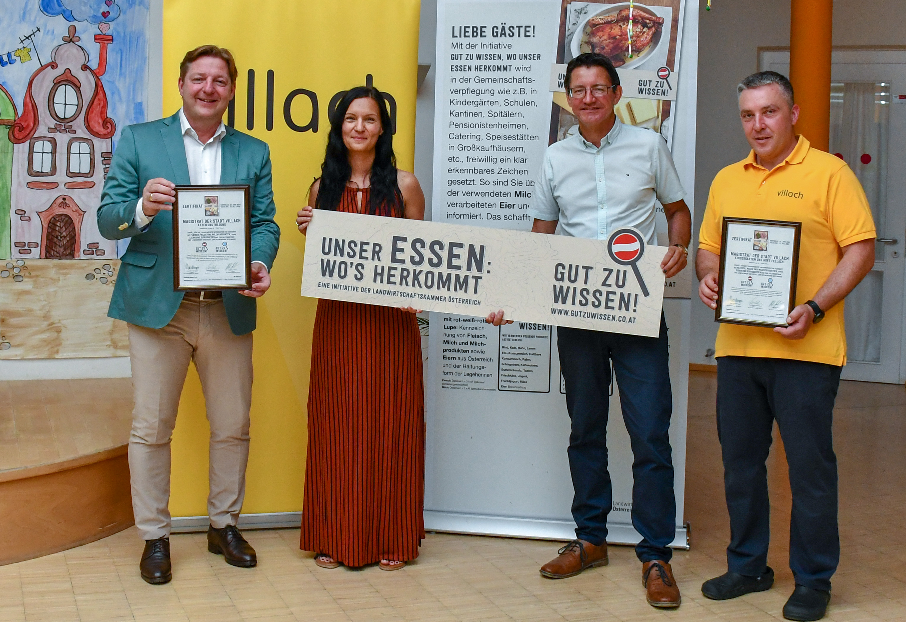 Nachhaltige Zertifizierung für Villachs Kindergärten | Stadt Villach