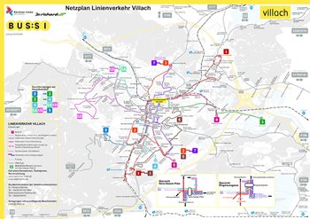 Linienplan | Stadt Villach
